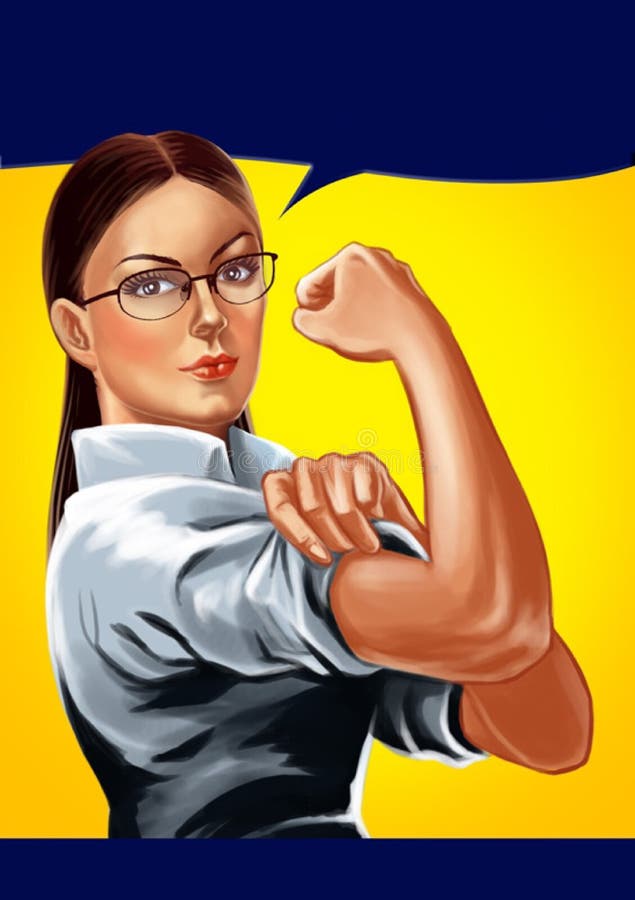 Strong Determined Woman Stock Illustrations – 246 Strong Determined ...