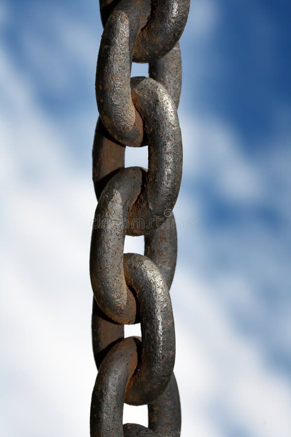 Strong Chain stock image. Image of iron, joined, strength - 1010501
