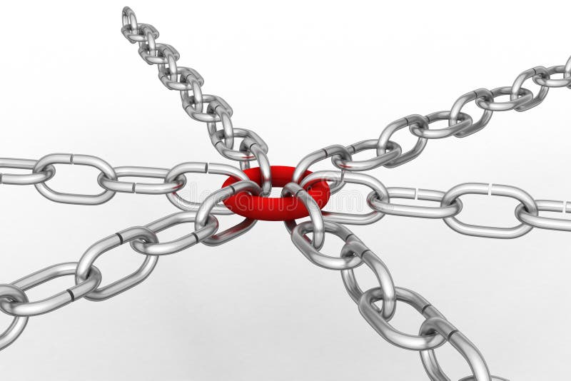 A Chain Is Only As Strong As Its Weakest Link Stock Vector ...