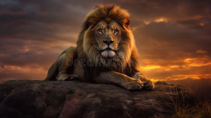 Confident Lion Stock Illustrations – 2,026 Confident Lion Stock ...