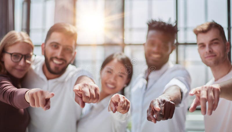 Portrait of Successful Creative Business Team Looking at Camera and ... Portrait of Successful Creative Business Team Looking at Camera and ...