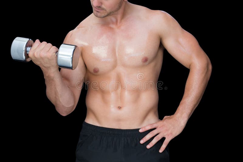 Strong Crossfitter Posing with Rope Around Neck Stock Image - Image of ...