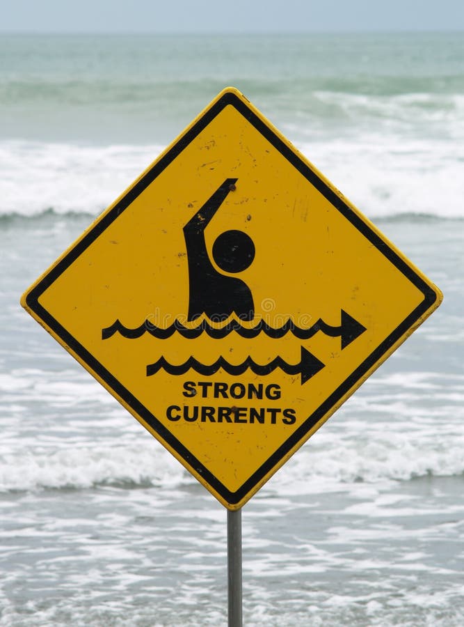 Strong currents sign stock image. Image of current, strong - 19271367