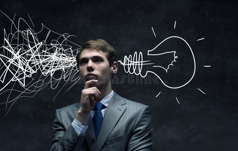 Strong Decision Making Ability Stock Image - Image of head, solve: 64694743