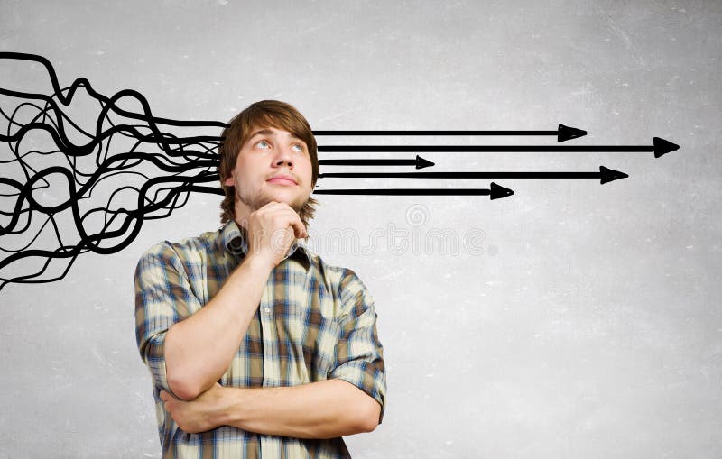 Strong Decision Making Ability Stock Image - Image of genius, work ...