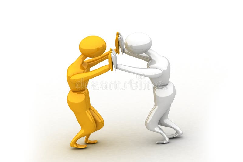 Strong defence stock illustration. Illustration of boxing - 15770555