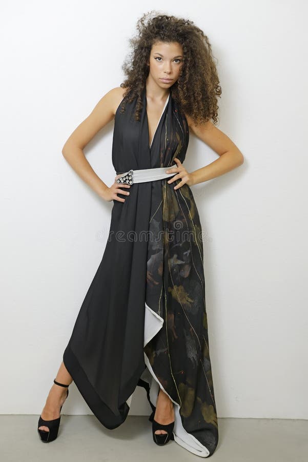 Strong and Determined Woman Stock Image - Image of human, brunette ...