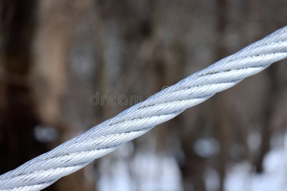 A Strong and Durable Wire Holds Objects Together. Stock Photo - Image ...