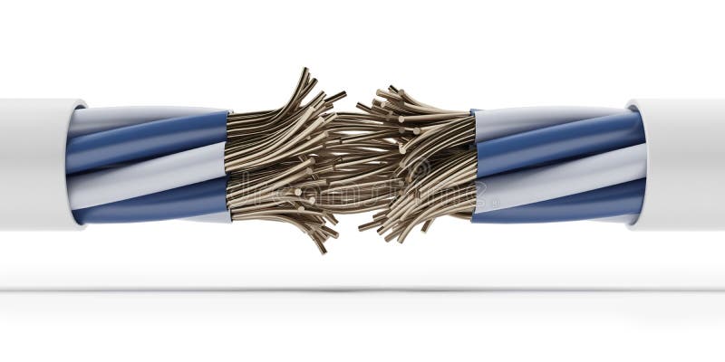 Strong Electric Connection stock illustration. Illustration of ...