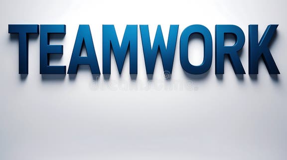 Strong Emphasis on Teamwork in a Modern Workspace Setting with a Clean ...