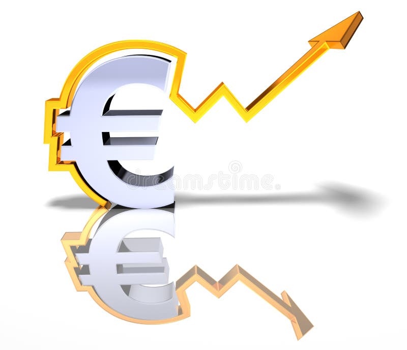 Euro Chart stock illustration. Illustration of chart - 11377016