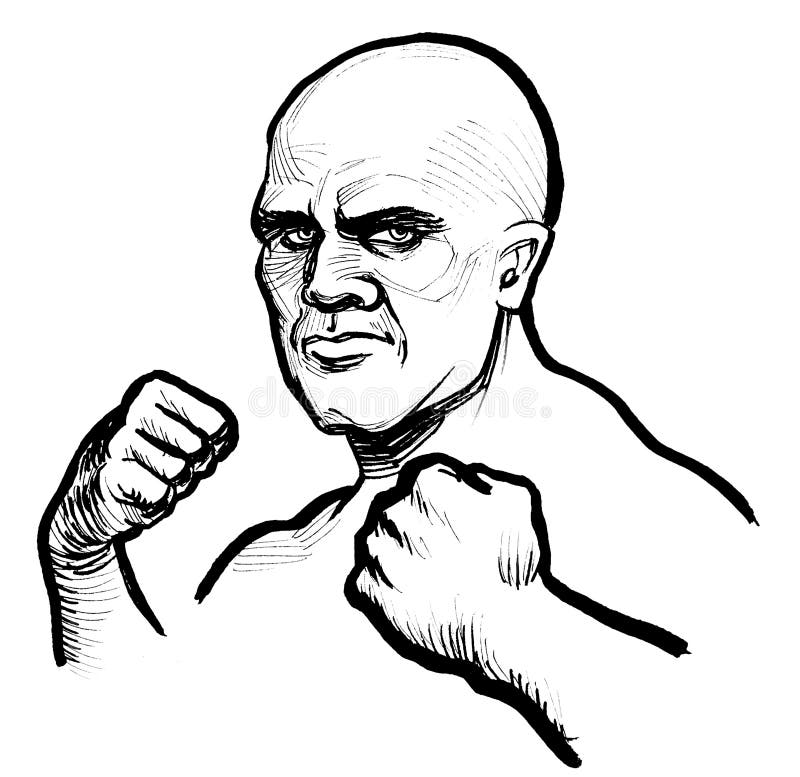Muscular Fighter Crossed Arm Stock Vector - Illustration of muscular ... Muscular Fighter Crossed Arm Stock Vector - Illustration of muscular ...