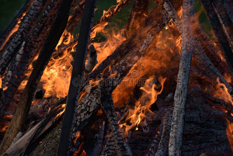 Strong fire flames stock photo. Image of destroy, amazing - 55733162