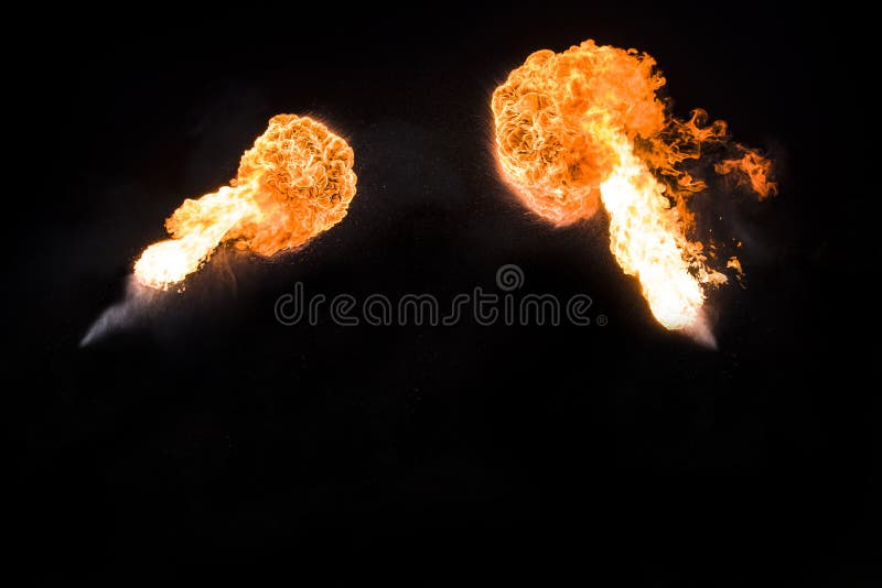 Strong flame, real photo. stock photo. Image of large - 69925868