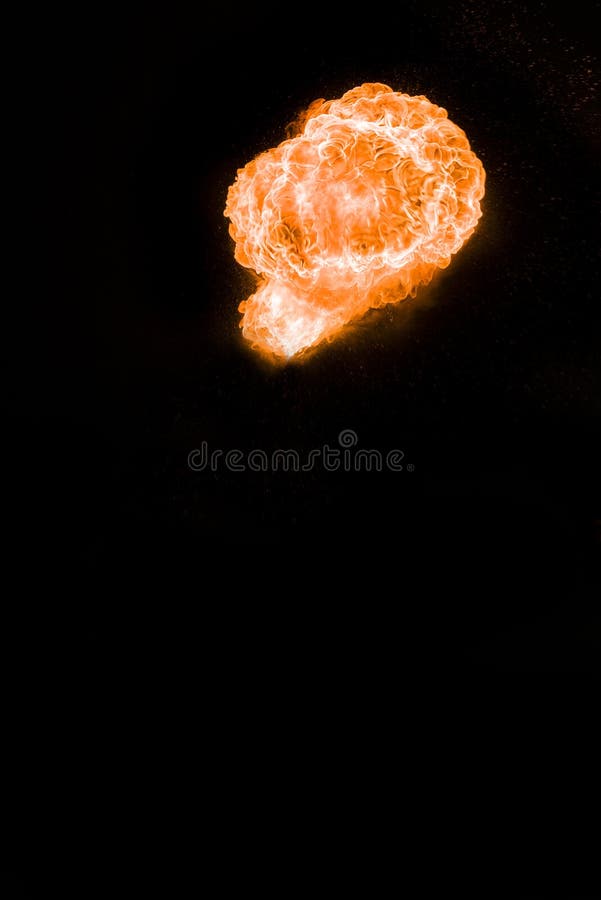 Strong flame, real photo. stock photo. Image of blast - 69925868