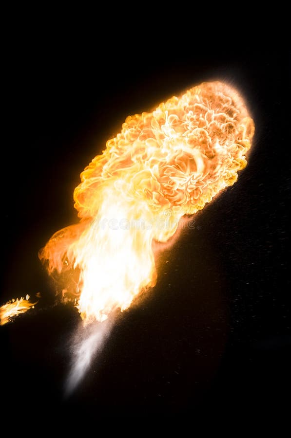 Strong flame, real photo. stock photo. Image of blast - 69925868