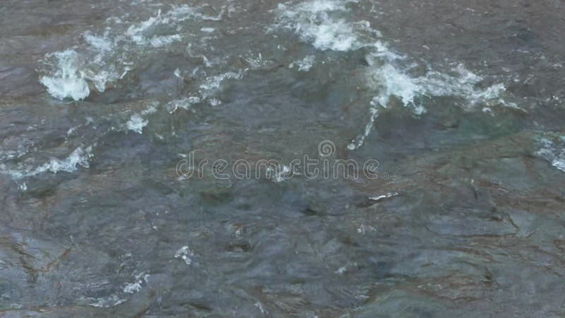 Strong Flow of Water Due To Spring Flood Stock Footage - Video of ...