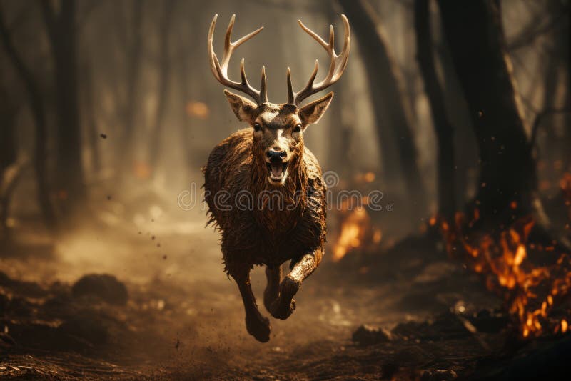 Deer Scared Stock Illustrations – 63 Deer Scared Stock Illustrations ...