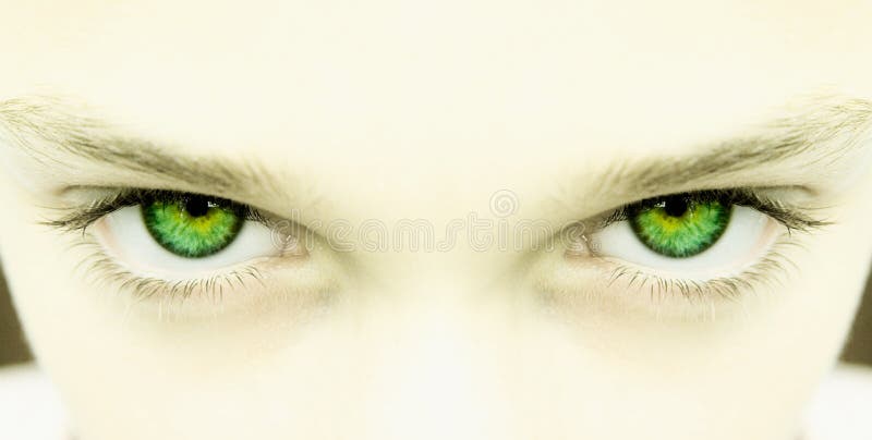 Strong green eyes stock photo. Image of eyes, close, portrait - 1087726