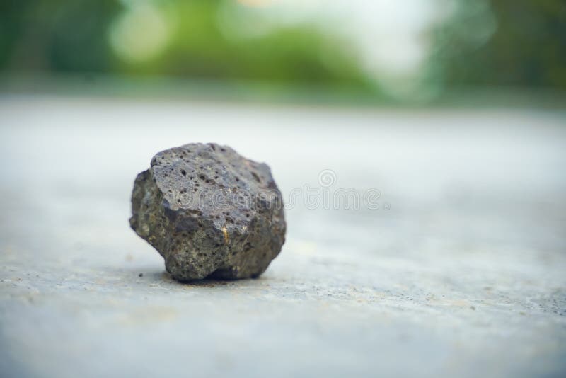 Strong Grey Stone on Ground Stock Image - Image of ground, natural ...
