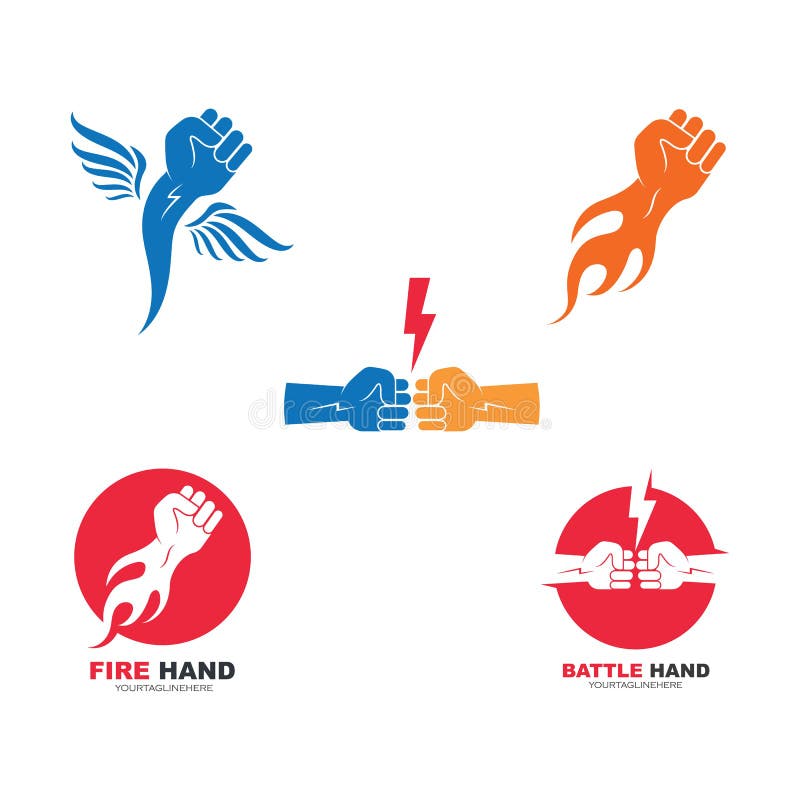 Strong Hand Icon Vector Illustration Stock Vector - Illustration of ...