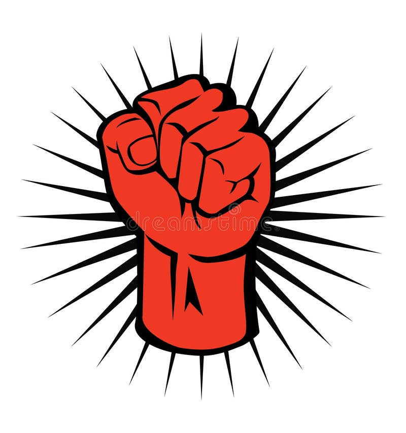 Strong hand stock vector. Illustration of isolated, finger - 34425362