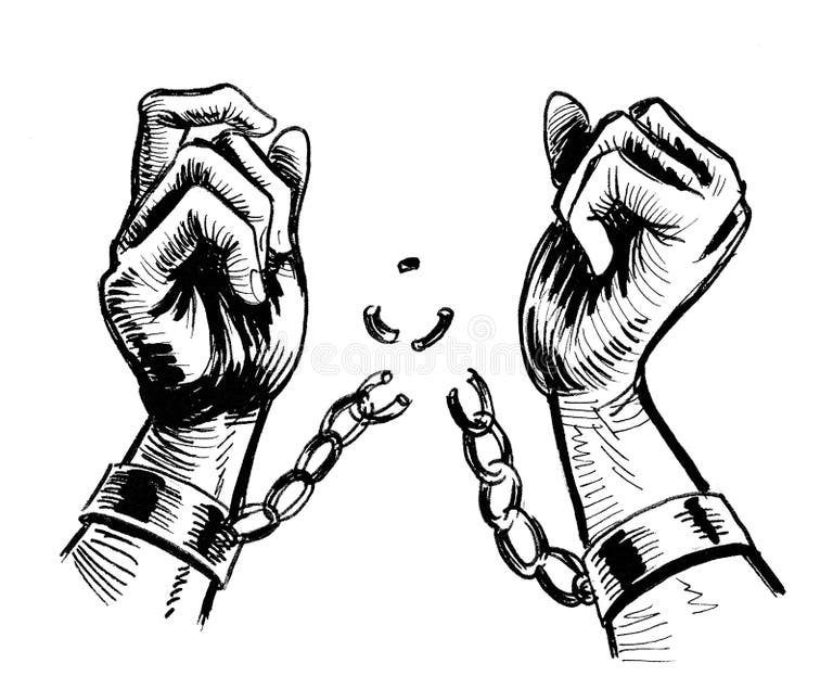 Hands Chains Stock Illustrations – 1,329 Hands Chains Stock ...
