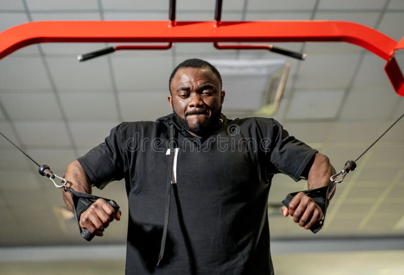 Muscle Bodybuilder Having Rest after Training. Strong Handsome Man ...