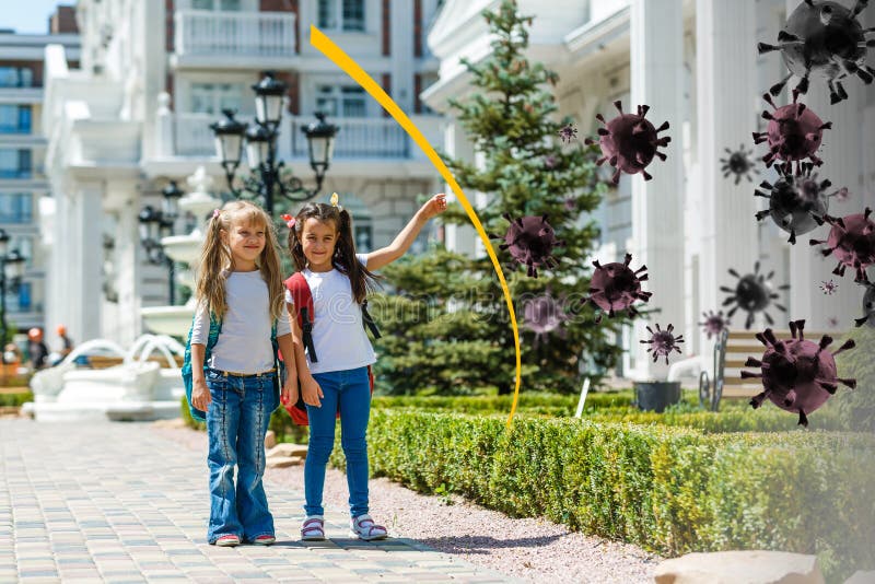 Strong Immunity As Shield Protecting Children Virus, Illustration Stock ...