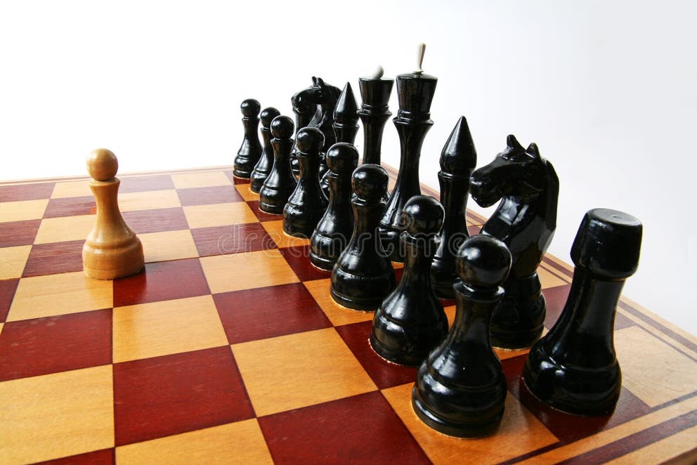 Strong individual chess stock image. Image of concept - 1543789
