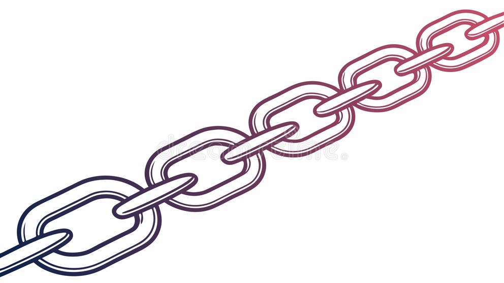 Strong Interlocking Chain Link Symbol Vector Graphic, Vector Design ...
