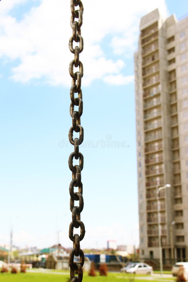 Strong iron chain stock image. Image of join, concept - 92110343