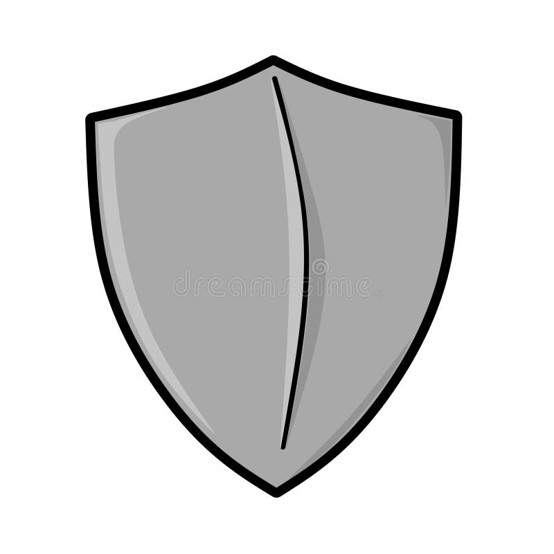 Iron Shield with Damaged Orange Painting. Warrior Shield, Medieval ...