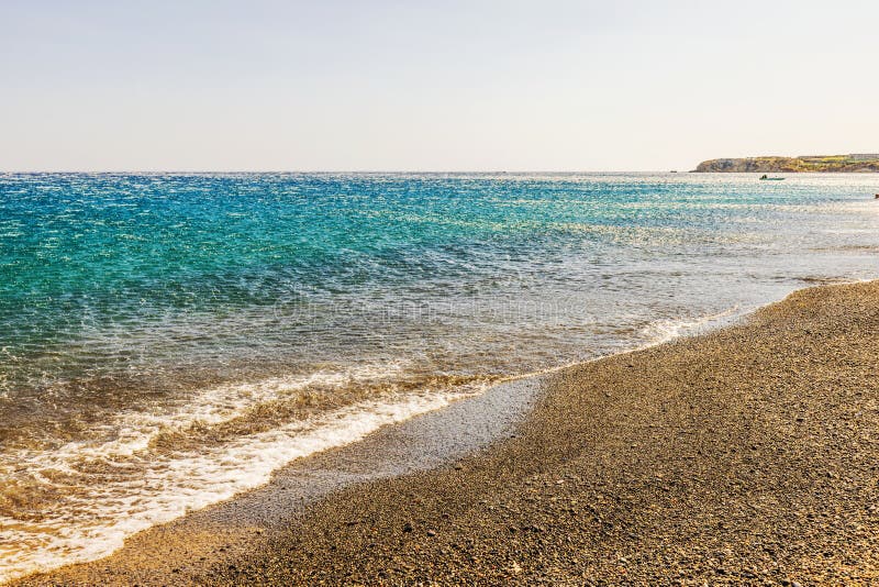 Strong Katabatic Wind Pushes Aegean Sea Waves Back from Shore Under ...