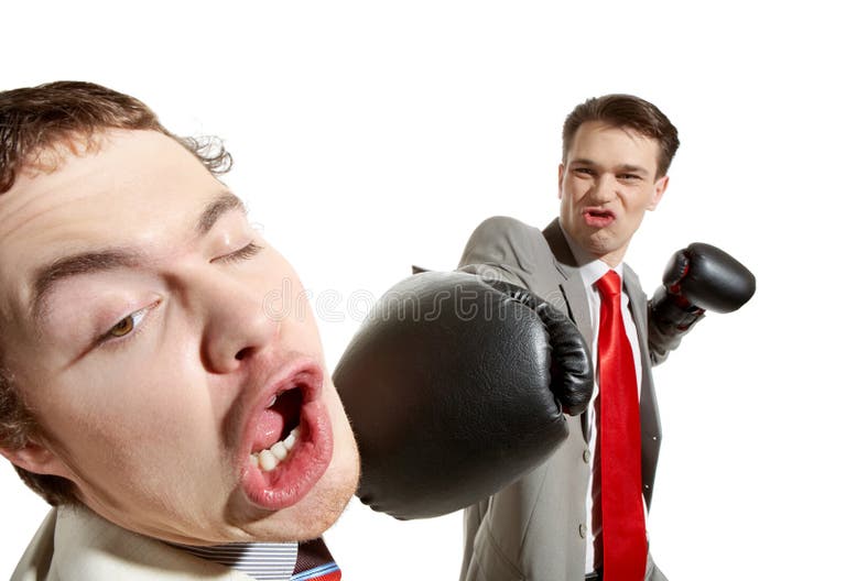 Strong kick stock photo. Image of glove, face, collar - 17595036