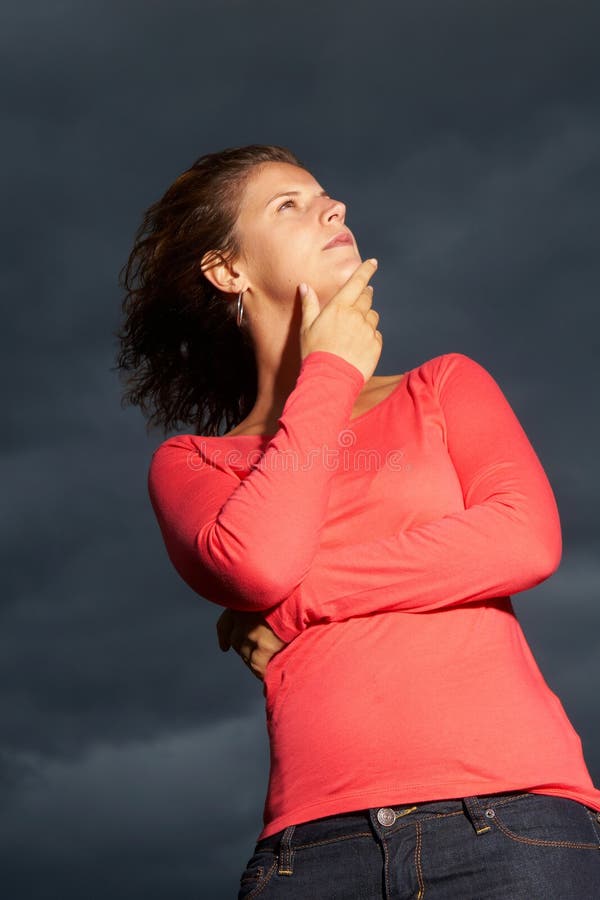 Strong leader stock photo. Image of black, cloud, leadership - 10546142