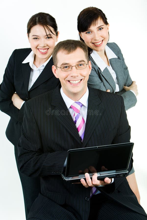 Strong leader stock photo. Image of female, looking, happiness - 4965328