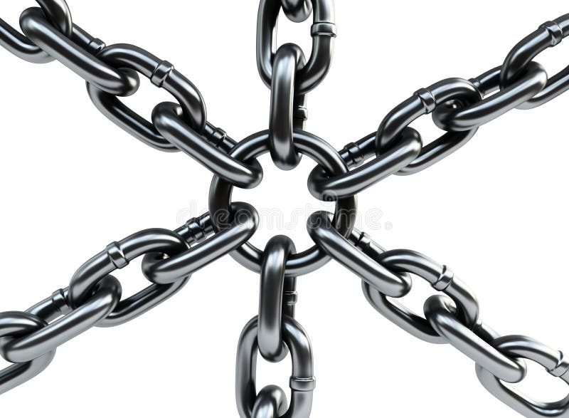 Chains are only As Strong As Their Weakest Link. Stock Illustration ...