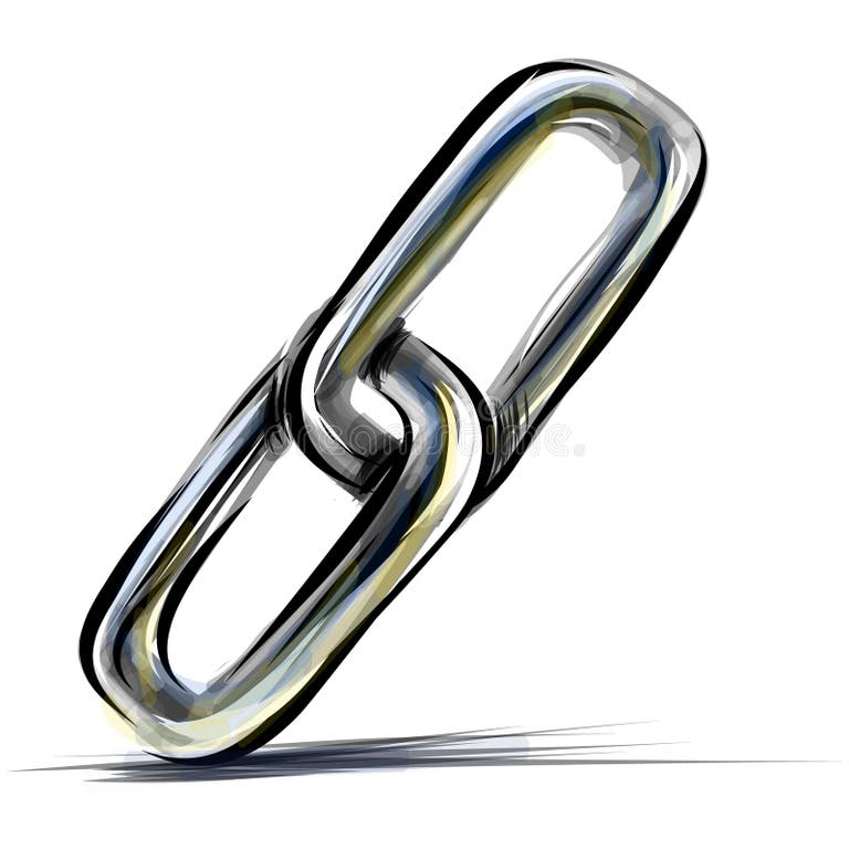 Strong Link Chain Concept Vector Illustration Stock Vector ...