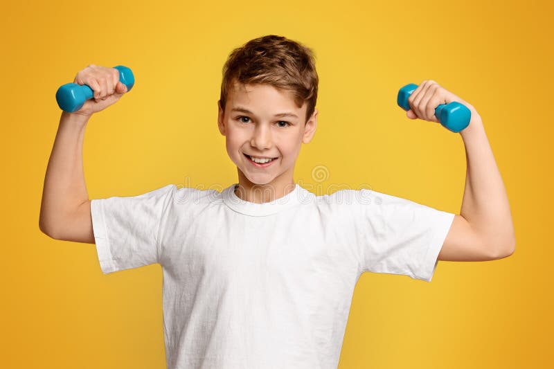 Orange man exercising stock vector. Illustration of stretching - 5640039