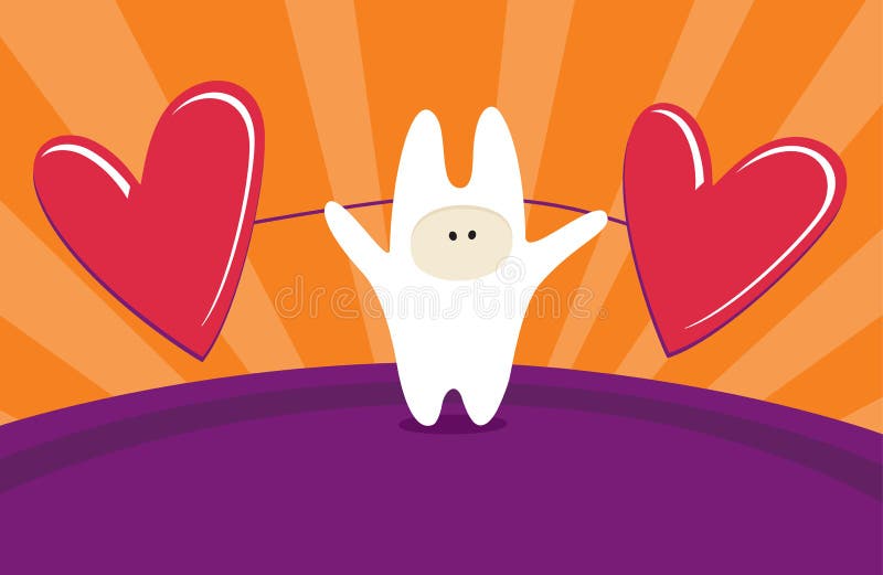Strong bunny stock vector. Illustration of cute, muscular - 36878348