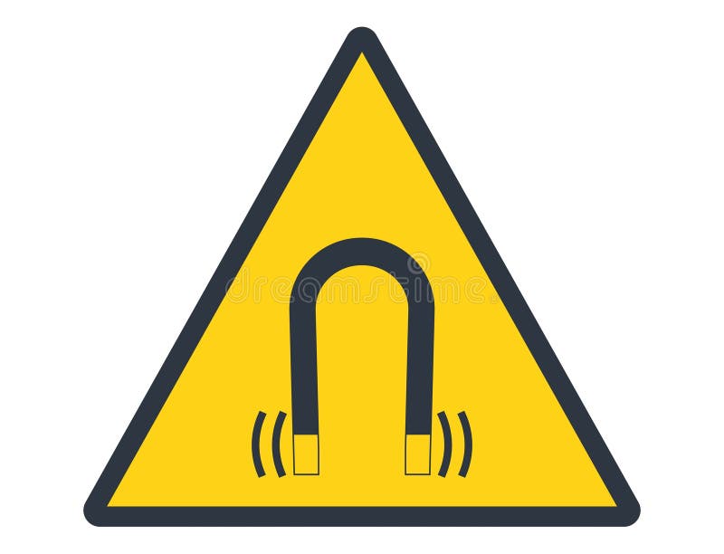 Strong Magnetic Field Symbol Stock Vector - Illustration of objects ...