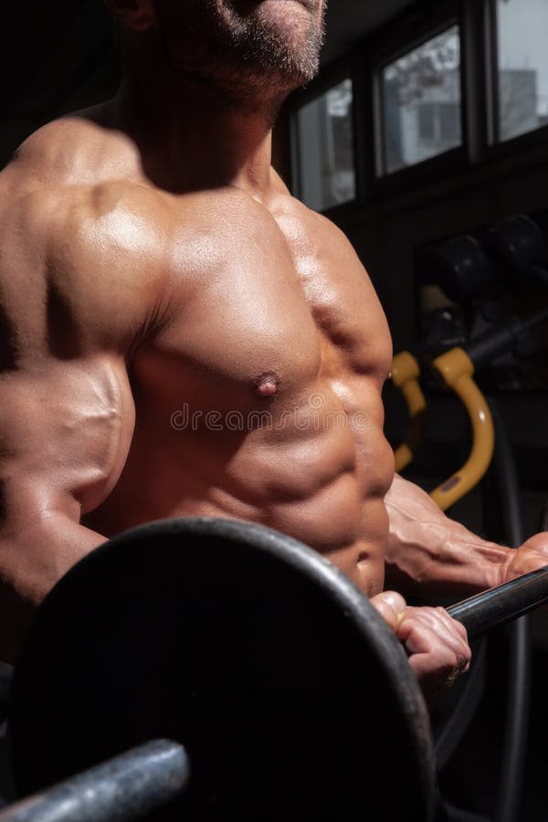 A strong male bodybuilder stock photo. Image of people - 143163738