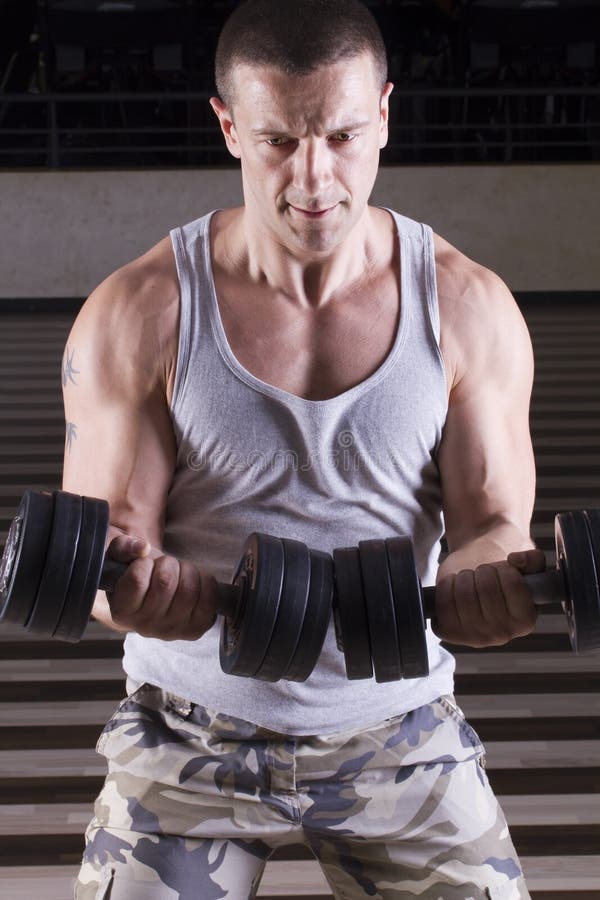 Strong Man stock photo. Image of fitness, heavy, bodybuilder - 23843450