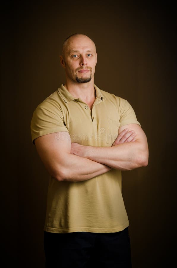 Strong man stock image. Image of active, muscular, hand - 23852051