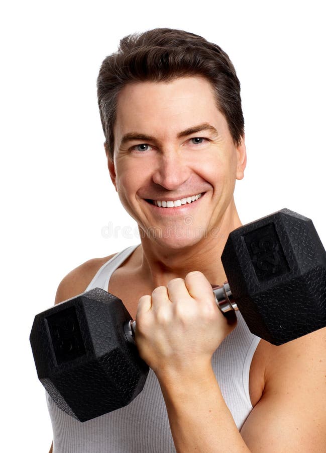 Strong man stock image. Image of work, workout, energy - 4553187