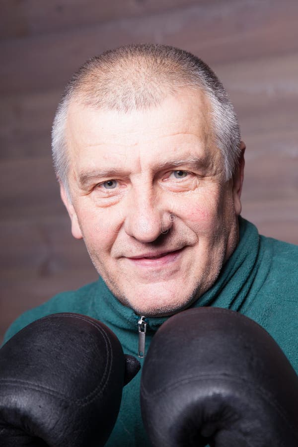 Strong man boxing. stock photo. Image of strength, glove - 48153220