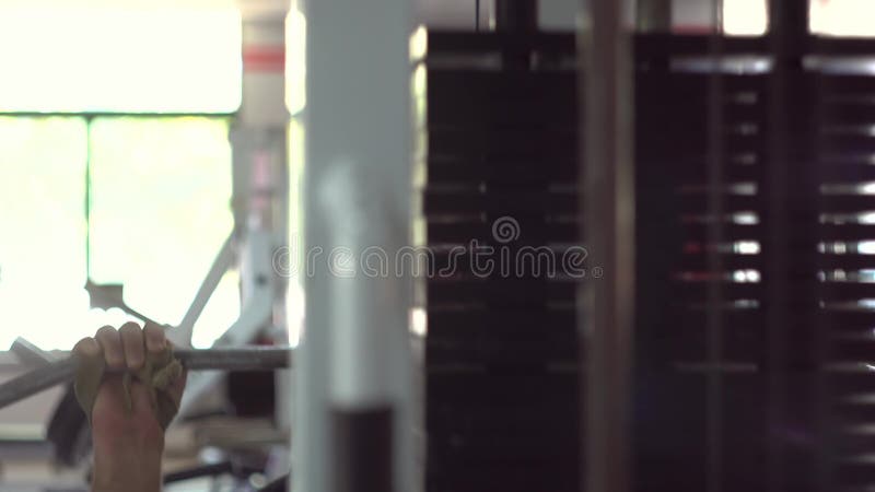 Strong Muscular Man Does Different Kind of Exercises Stock Video ...