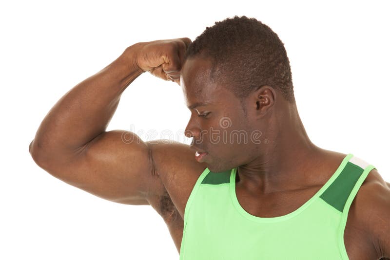 Strong man flex arm close stock photo. Image of close - 32938566