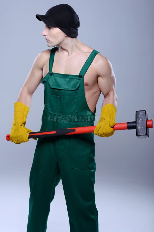 Strong Man stock photo. Image of strong, muscular, tummy - 38869842